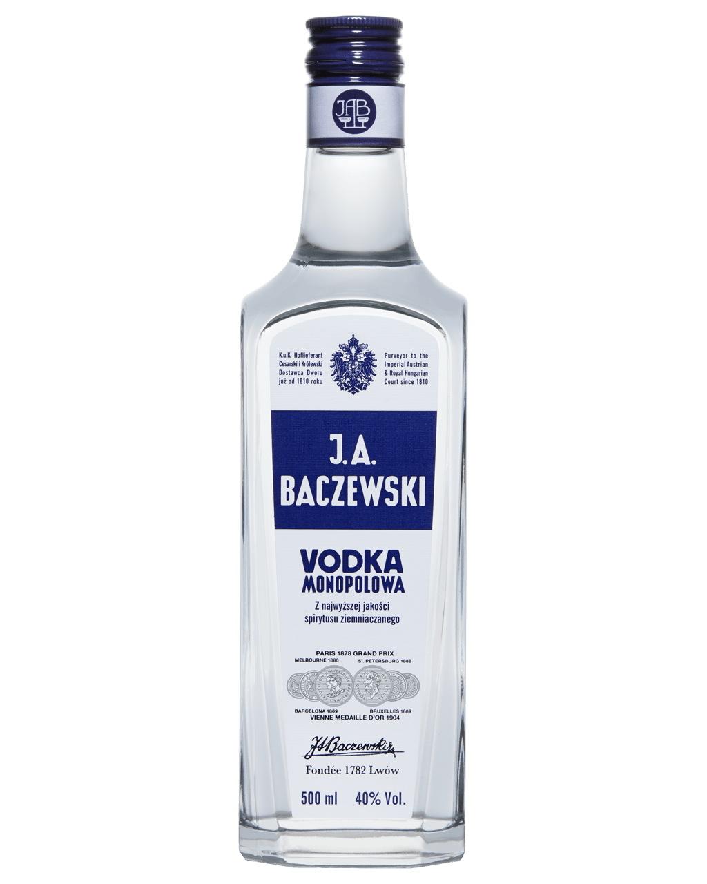 Buy J.a. Baczewski Monopolowa Potato Vodka 500ml Online @Lowest Price