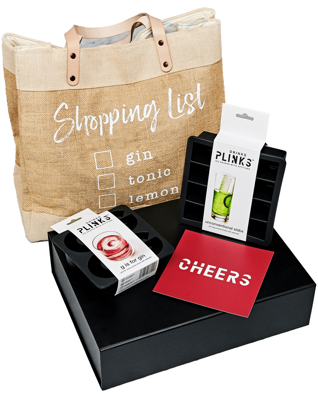 Drinks Plinks Gin Tote Bag With Ice Cube Trays (Unbeatable Prices): Buy ...