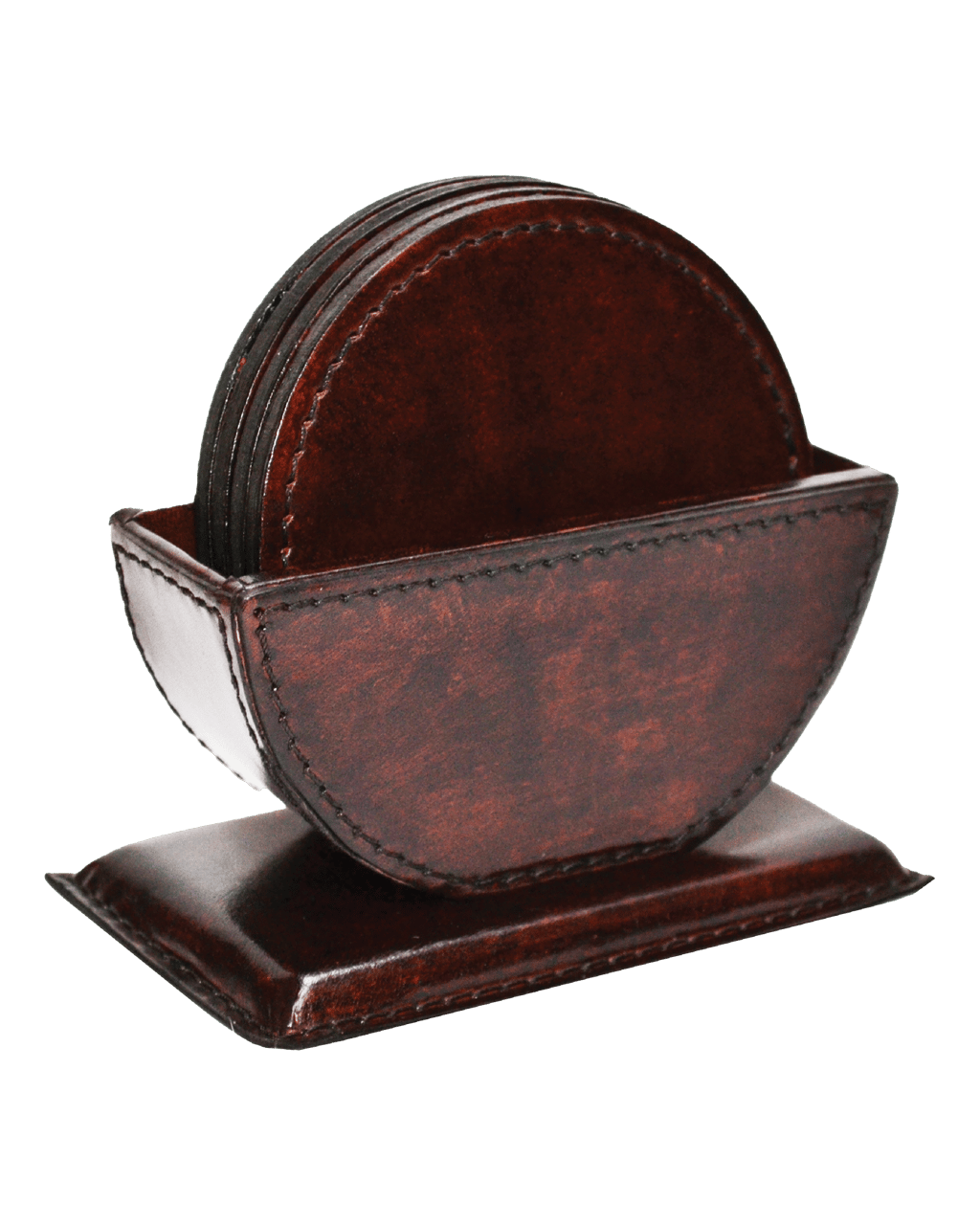 Buy Kundra Leather Round Coaster Set 6 Pcs Online (Unbeatable Prices ...