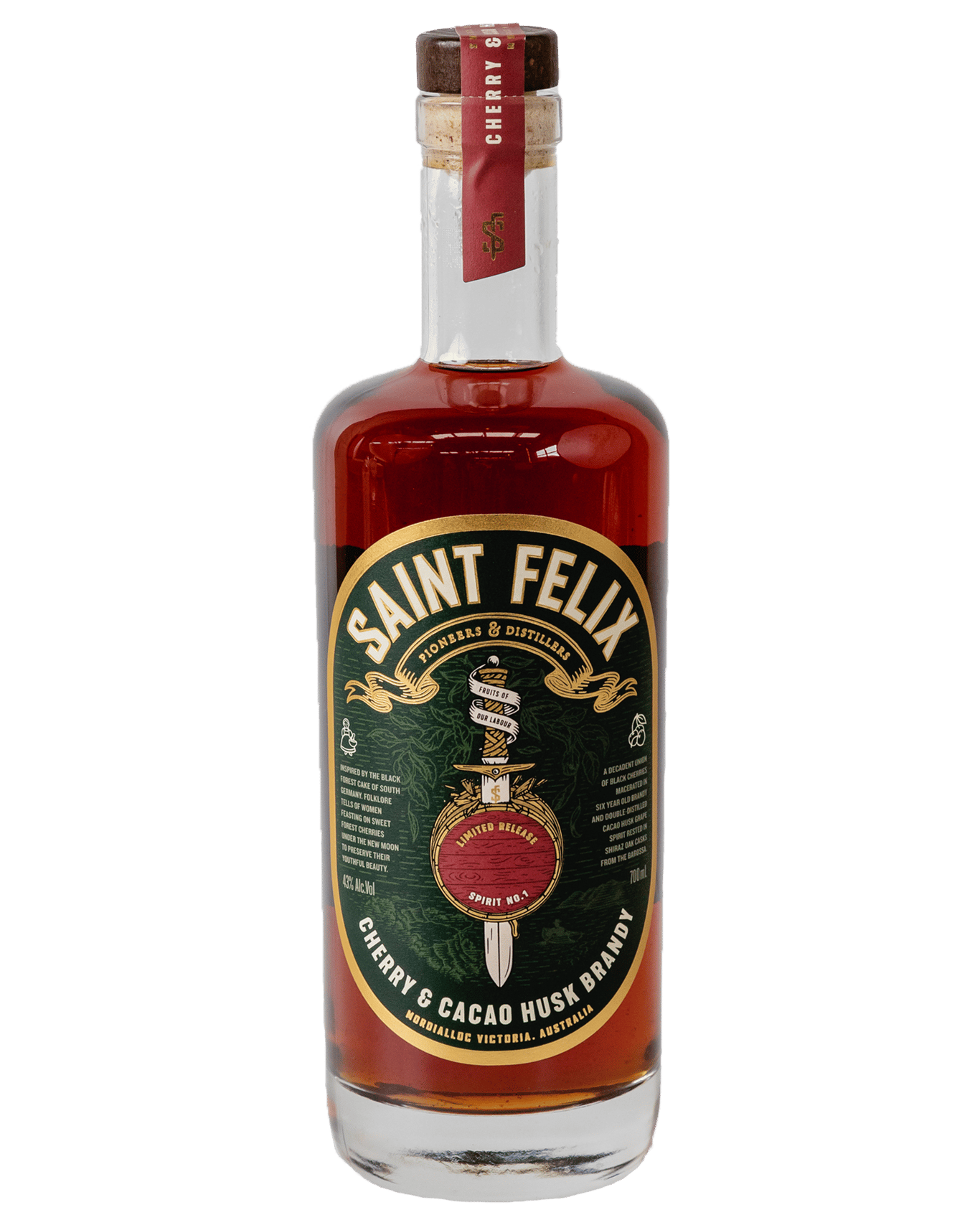 Buy Saint Felix Distillery Cherry & Cacao Husk Brandy Online @Lowest Price