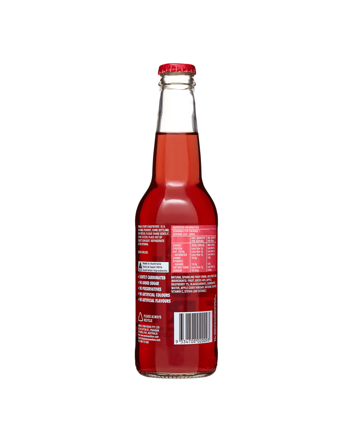 Buy Emma & Tom's Sparkling Raspberry Online @Lowest Price
