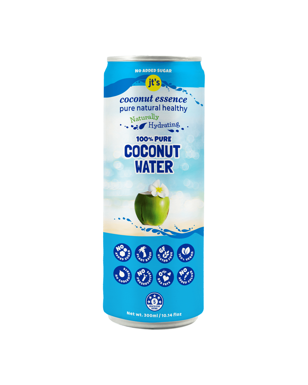 Buy Coconut Essence Jts Pure Coconut Water Slim 16x300ml Online @Lowest ...