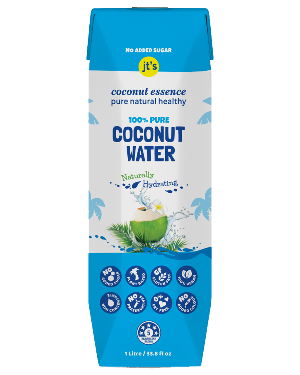 Buy Jt's Coconut Essence Tetra Pure Coconut Water 1l Online @Lowest Price
