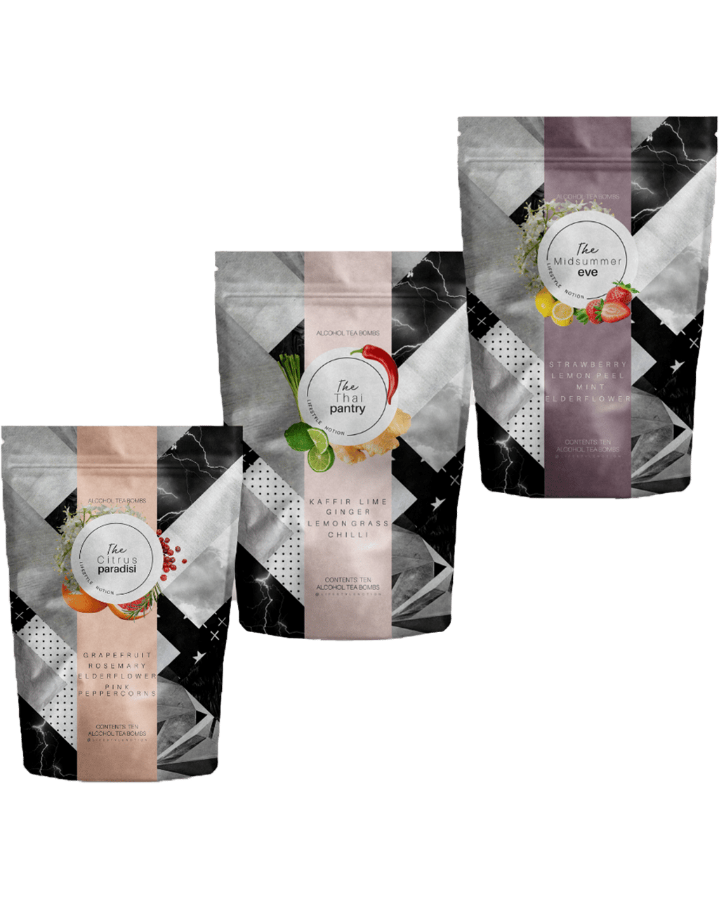 Buy Alcohol Tea Bombs Gift Pack Trio - Package Four Online @Lowest Price