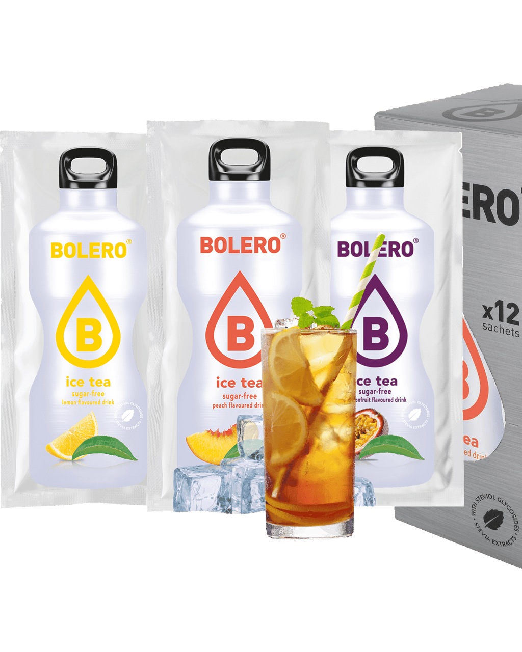 Buy Bolero Instant Ice Tea Powder, Sugar-free Mix Box Of 12 Sachets ...