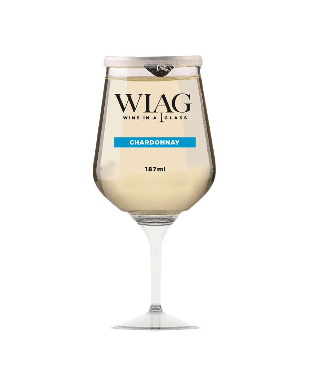 Buy Wiag - Wine In A Glass Chardonnay Single Serve With Stem. Non-glass ...
