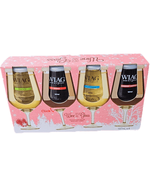 Buy Wiag Wine In A Glass Mixed Gift Pack 187ml Online @Lowest Price