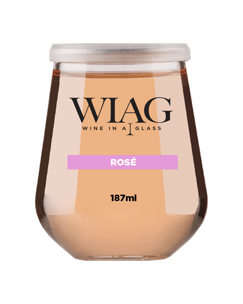 Buy Wiag Wine In A Glass Rosé Non-glass 187ml Online @Lowest Price