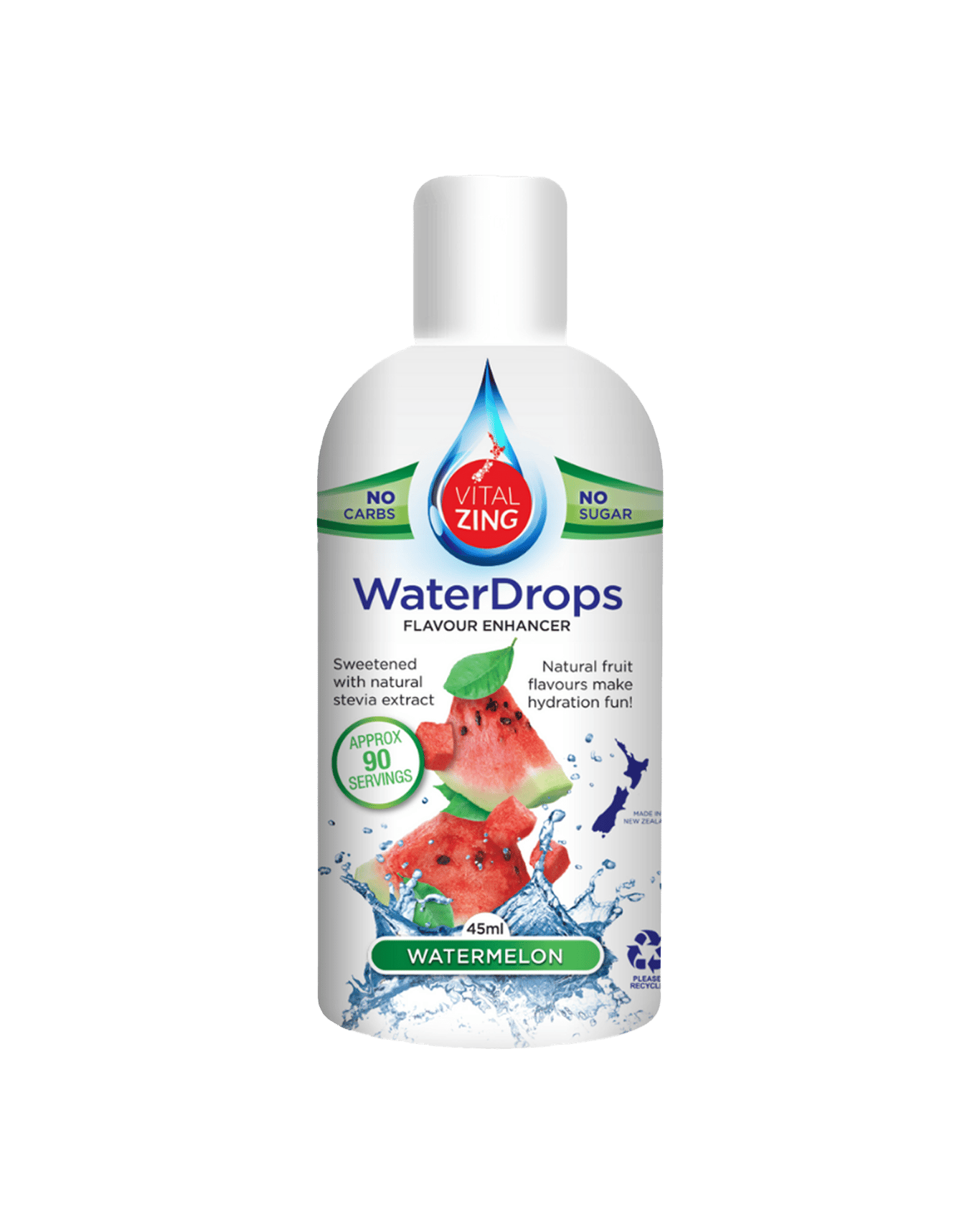 Buy Vital Zing Waterdrops Mix Flavour Pack (12 X 45ml) Online @Lowest Price
