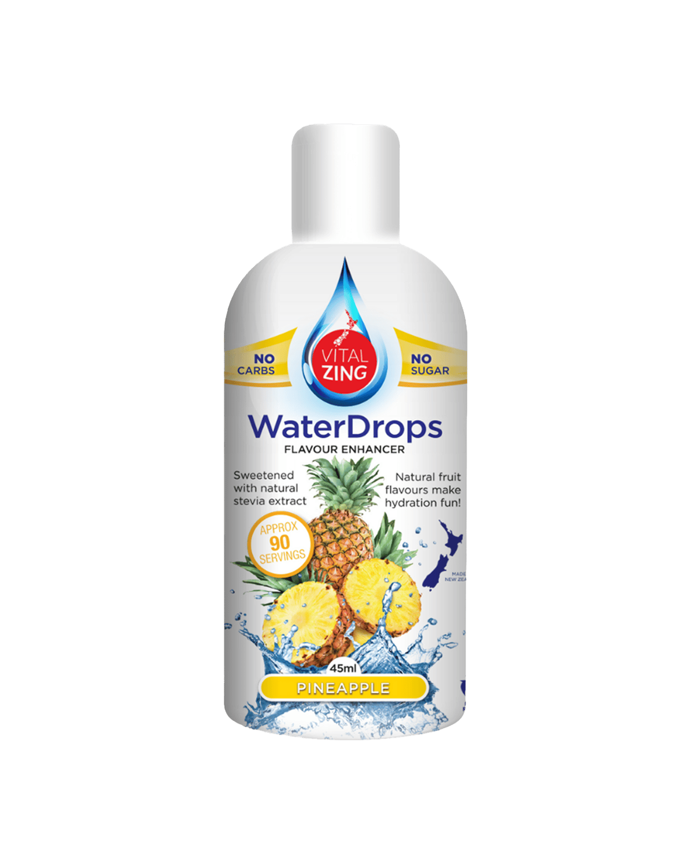 Buy Vital Zing Waterdrops Mix Flavour Pack (12 X 45ml) Online @Lowest Price