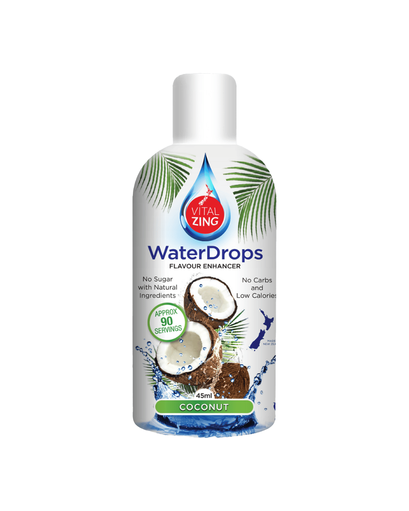 Buy Vital Zing Waterdrops Mix Flavour Pack (12 X 45ml) Online @Lowest Price