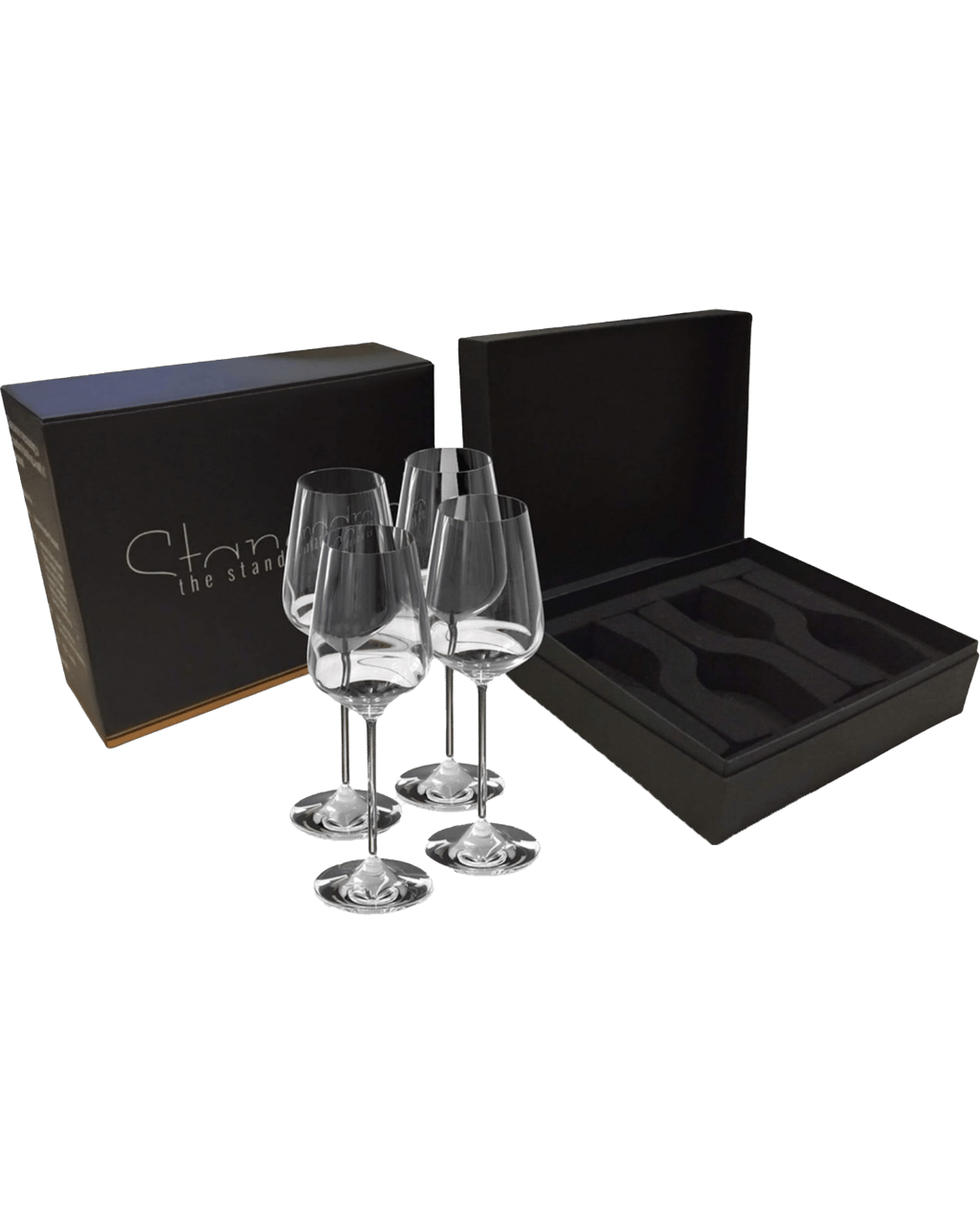Buy The Standard Drink Company Crystal Wine Glass T Set Standard Pour Measures 410ml Online