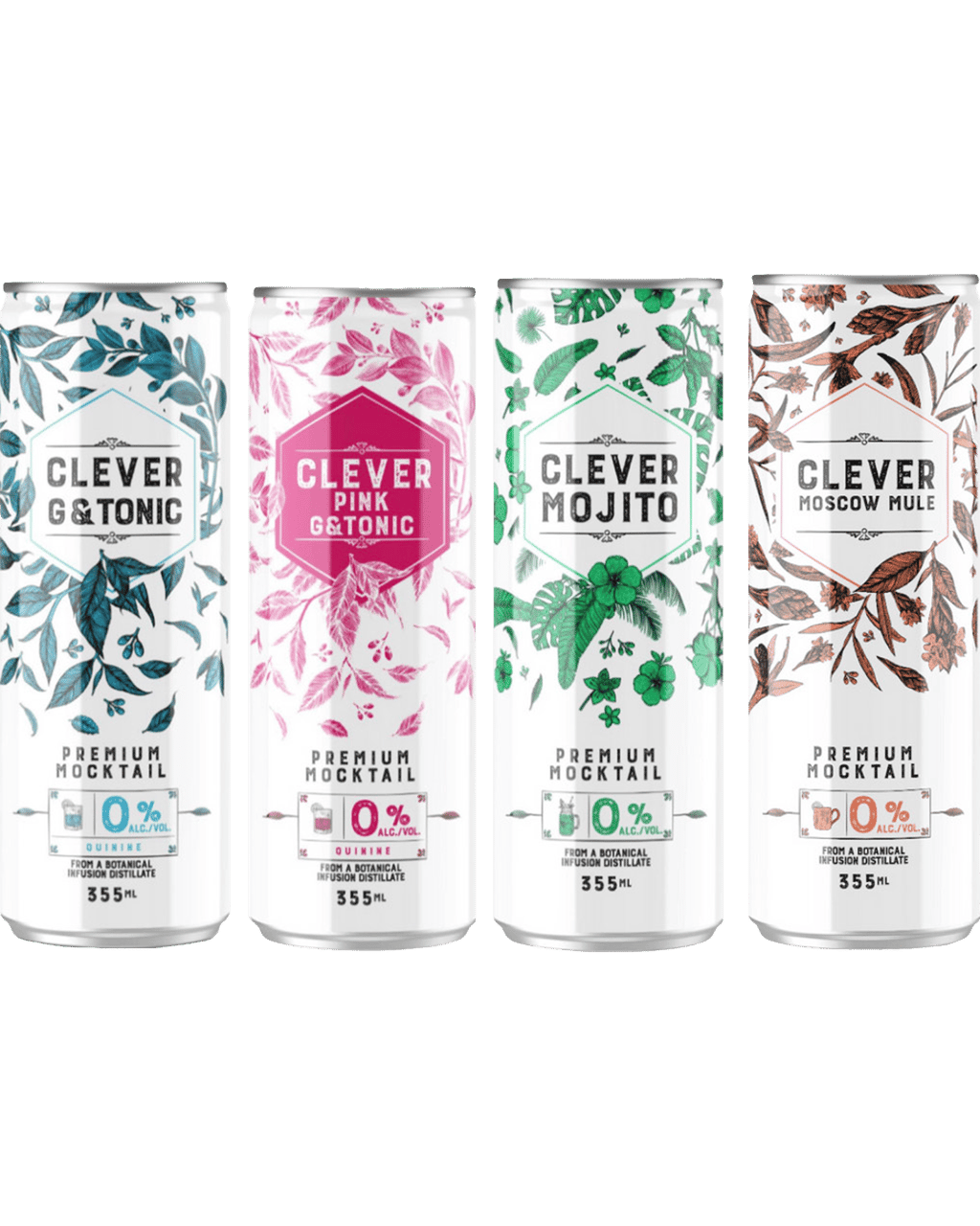 Buy Clever Mocktails Mixed 2x4 Pack Online @Lowest Price