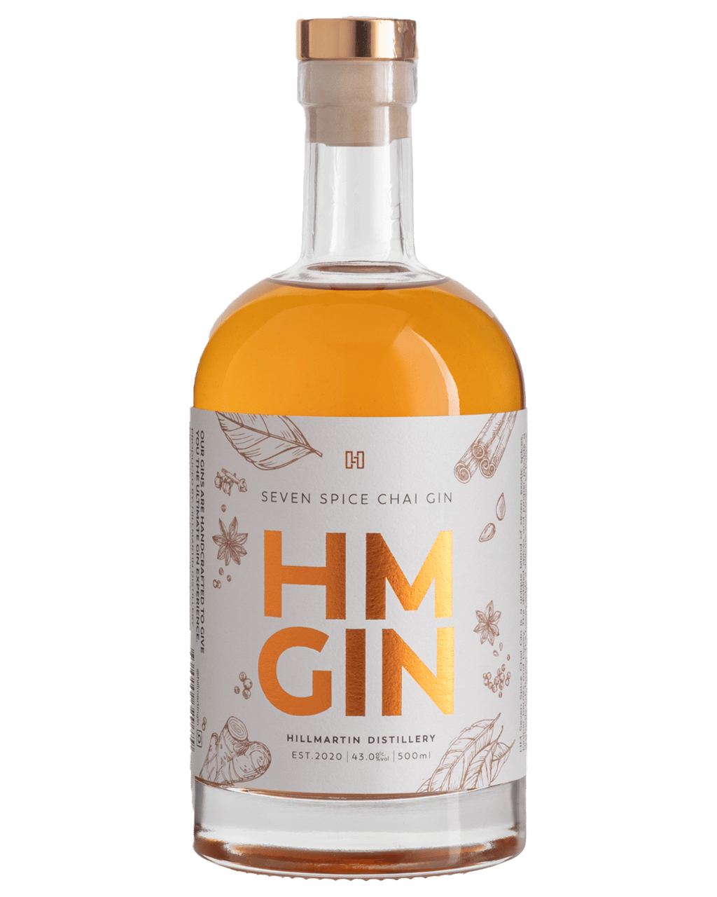Buy Hm Gin Seven Spice Chai Gin 500ml Online @Lowest Price