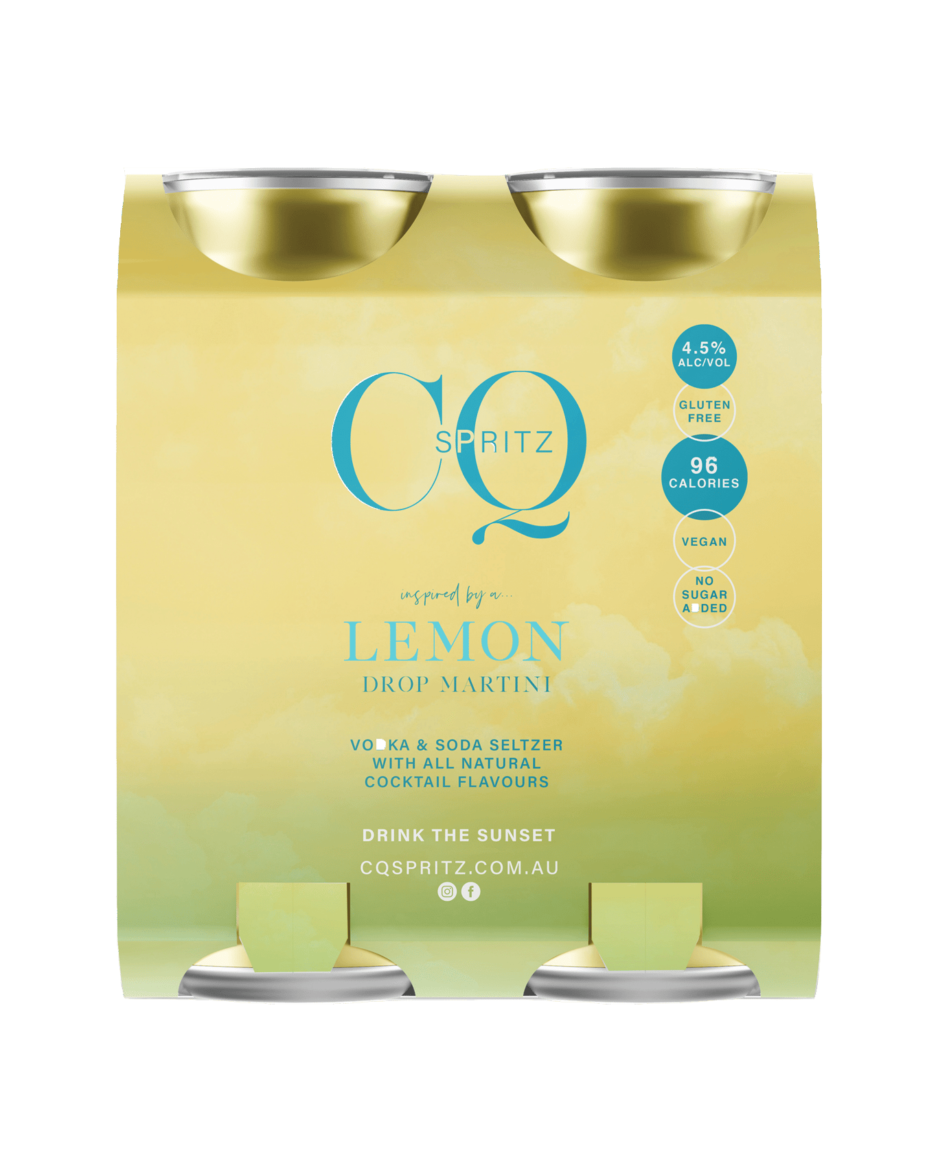 Cq Spritz Lemon Drop Martini Cans 250ml (Unbeatable Prices): Buy Online ...