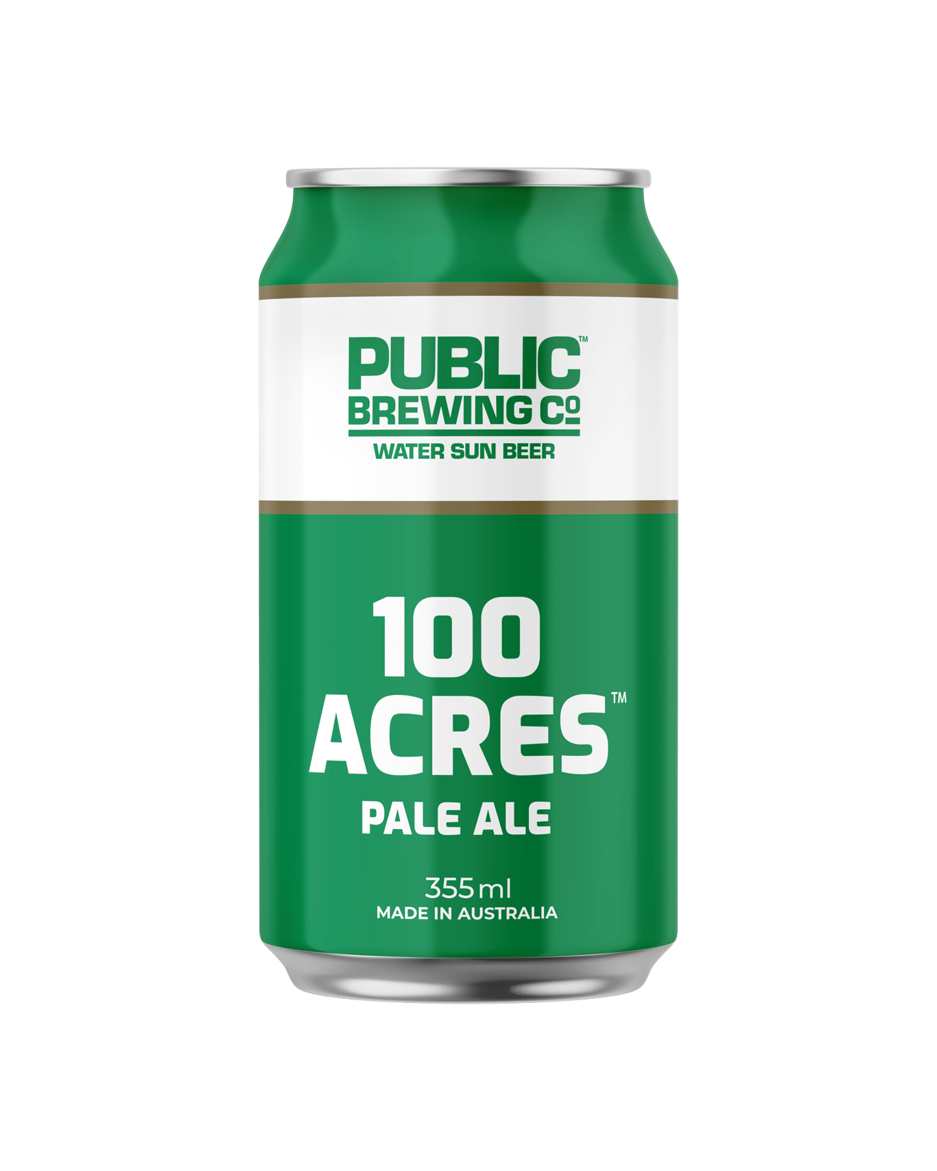 Buy Public Brewing Co 100 Acres Pale Ale 4.9% 355ml Online @Lowest Price