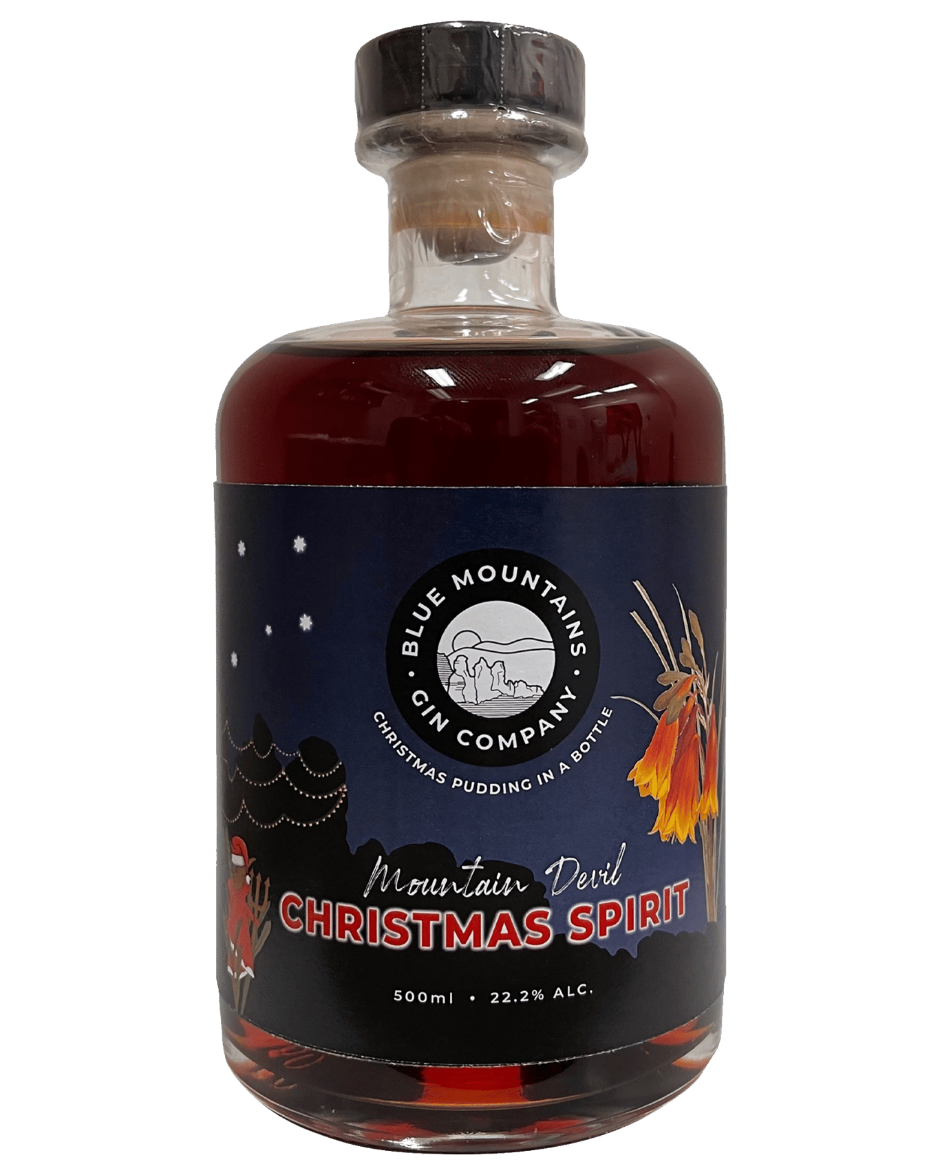 Buy Blue Mountains Gin Company Mountain Devil Christmas Spirit 500ml ...