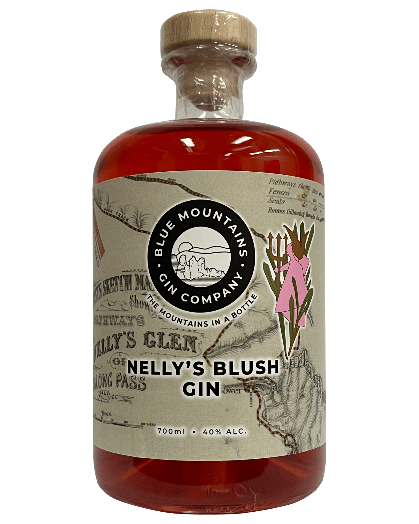 Buy Blue Mountains Gin Company Nelly's Blush Gin Online @Lowest Price