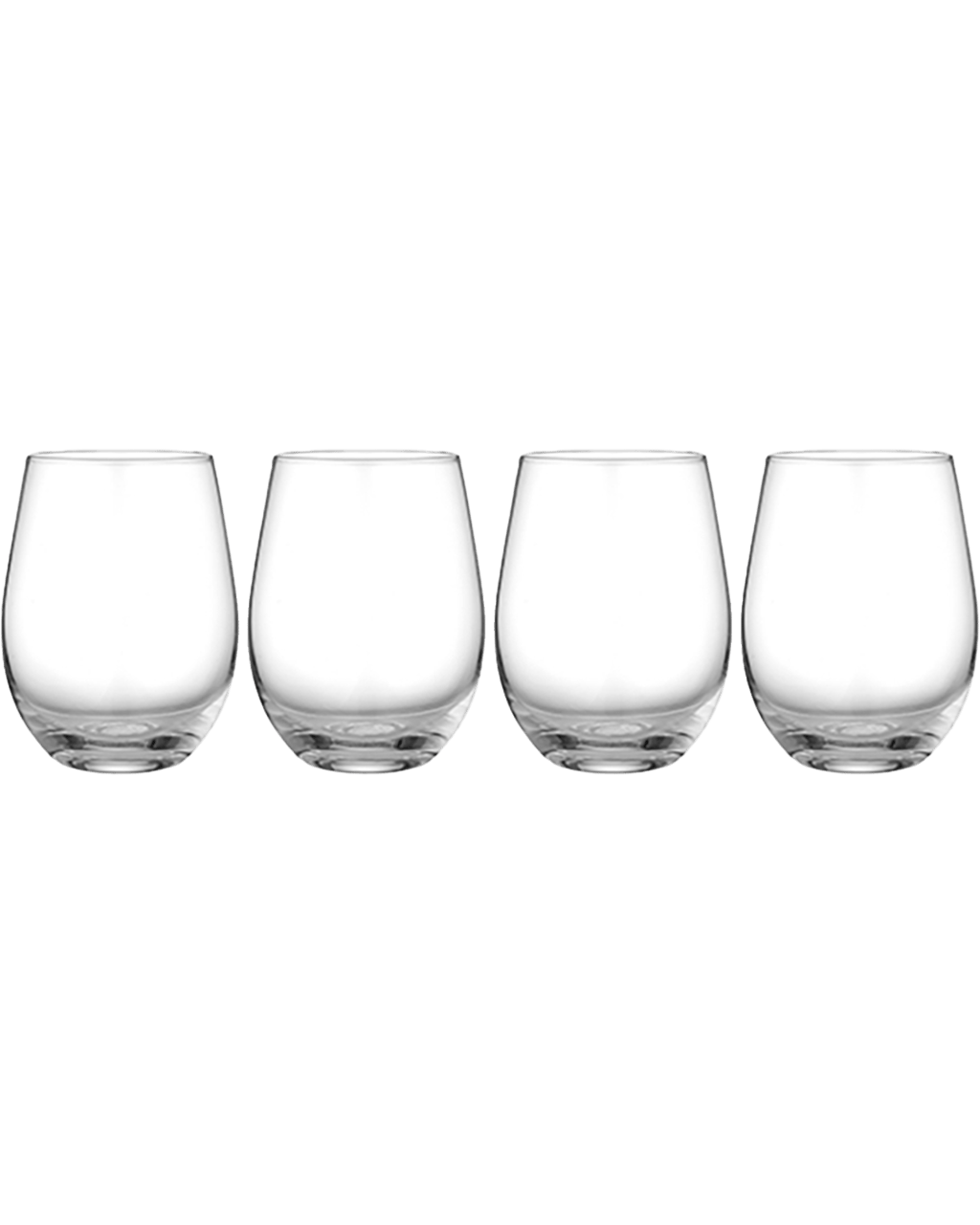 Buy Tempa Quinn Glass Tumbler Water/juice Cocktail Drinking Cup Set Clear 520ml Online ...