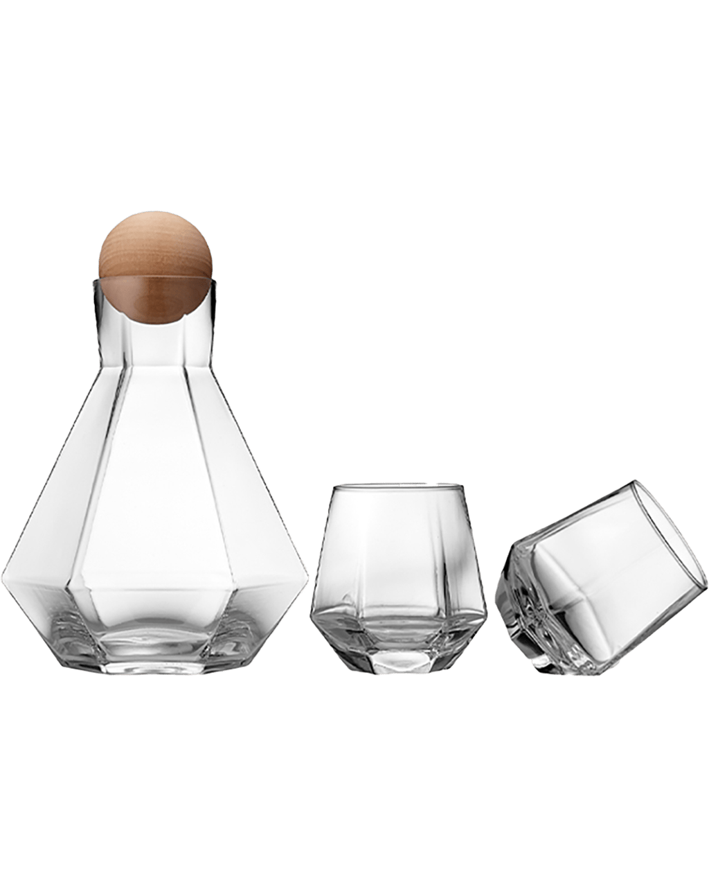 Buy Tempa Jaxon Clear Glass Liquor/drink 1280ml Carafe Tumbler/cup ...