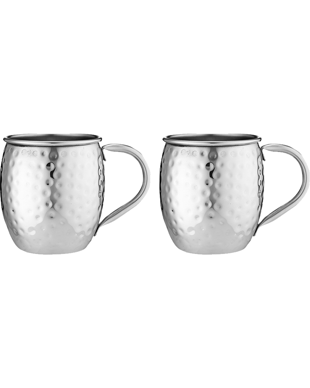 Buy Tempa Spencer Hammered Silver Stainless Steel Cold Drinking Mug/cup ...
