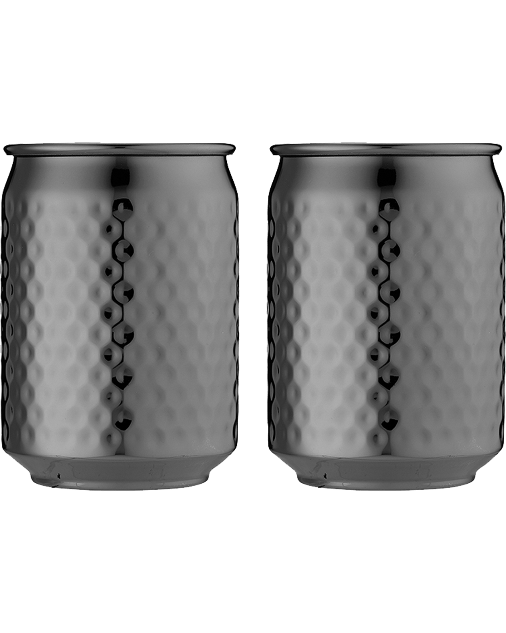 Buy Tempa Spencer Hammered Stainless Steel Tumbler Cocktail Cup Set ...