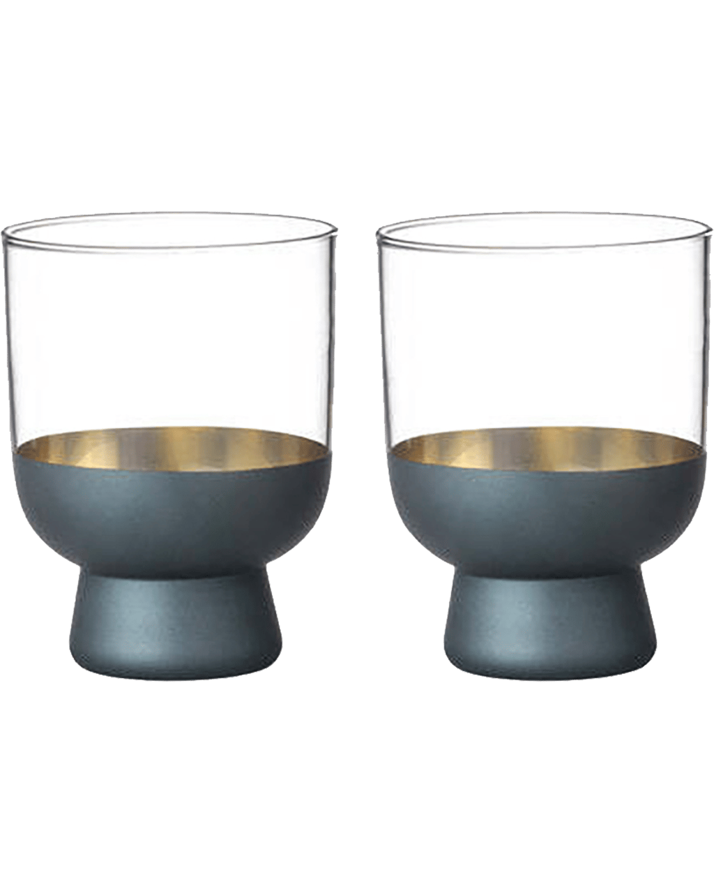 Buy Tempa Aria Glass Tumbler Water/juice Drinking Glassware Cup Teal ...