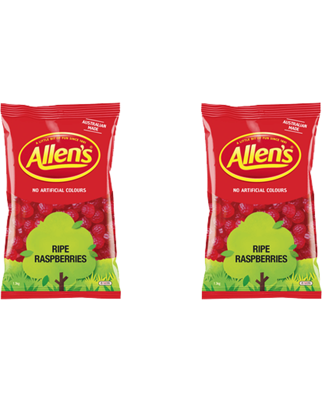 Buy Allen's Ripe Raspberries Flavoued Chewy Candy/lolly/sweets Snack ...