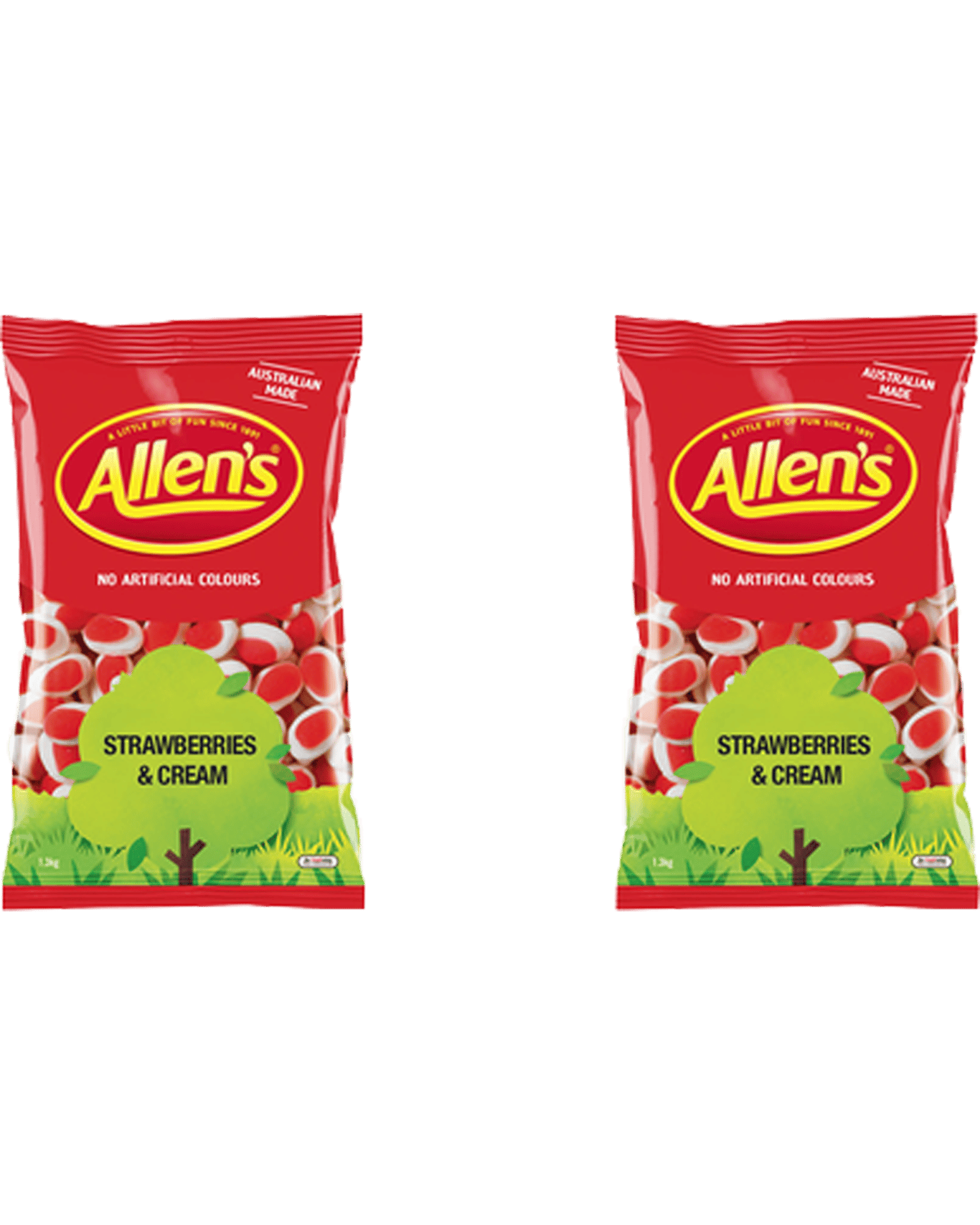 Buy Allen's Creamy Strawberries & Cream Flavour Chew Lolly/candy Sweets ...