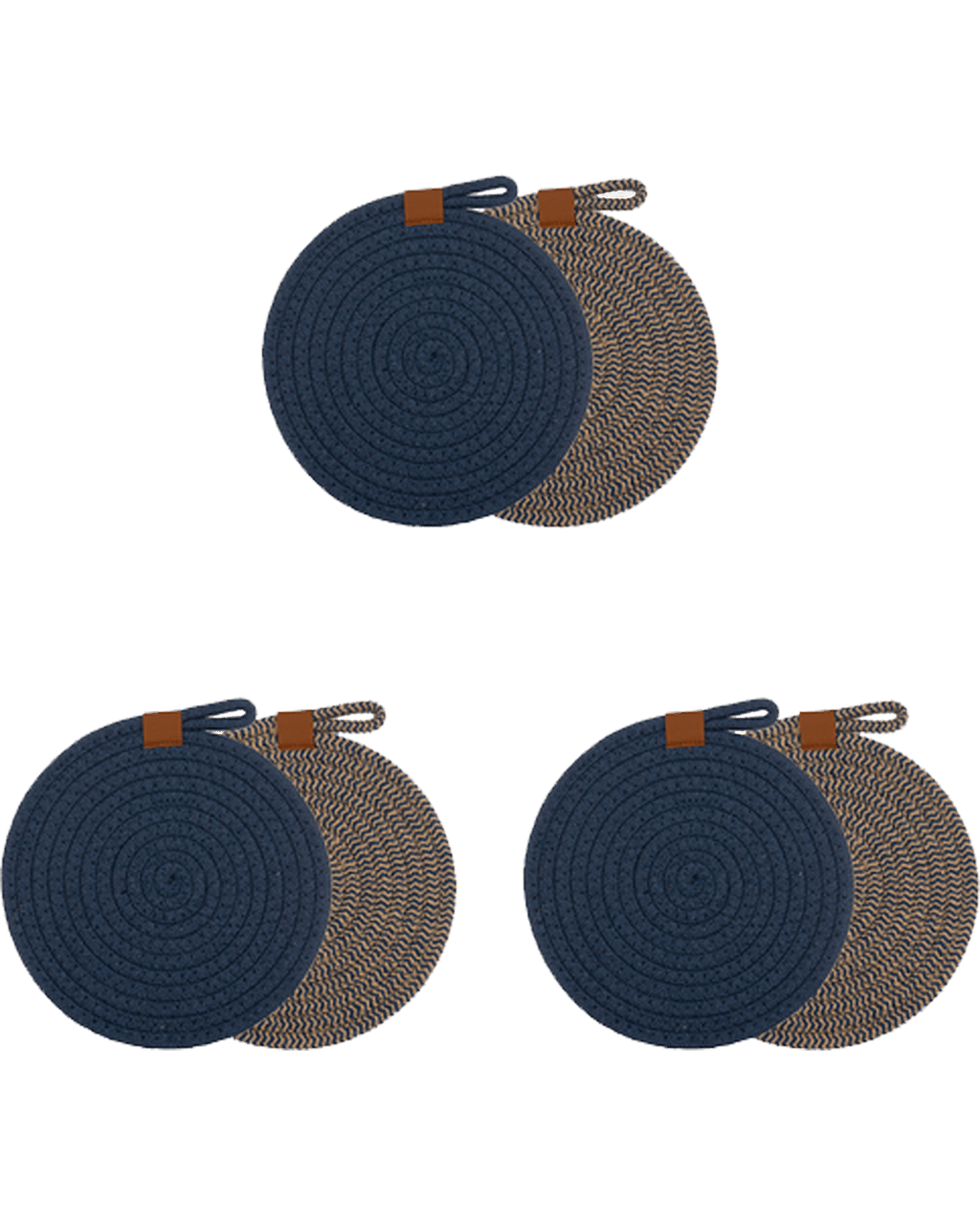 Buy Ladelle Nash Premium Heat-resistant Trivets Mats Non-slip Holders ...