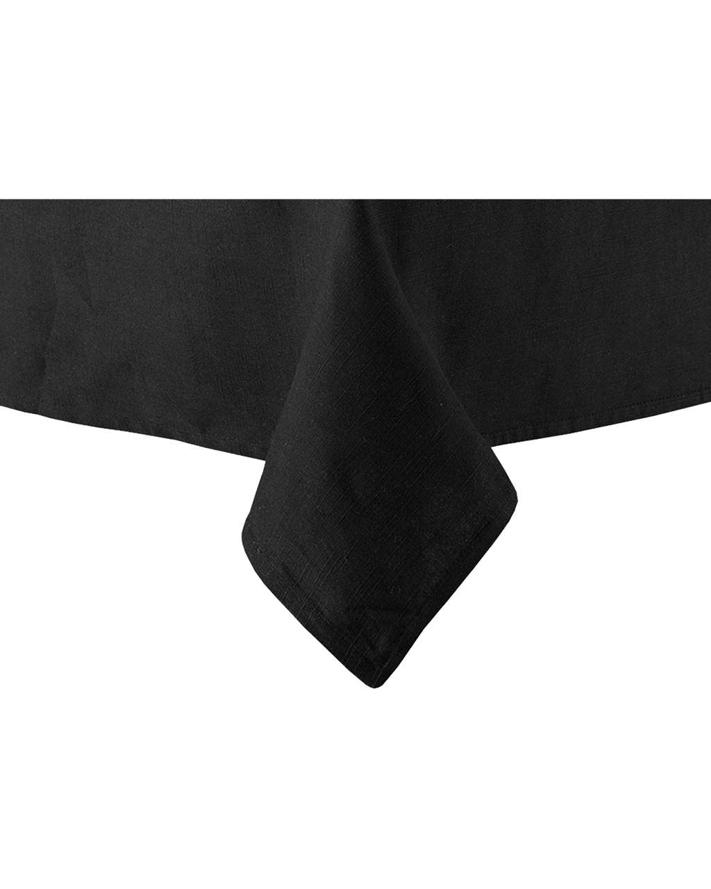 Buy Ladelle Base Linen Look Black Large Rectangular Tablecloth/cover 1 ...