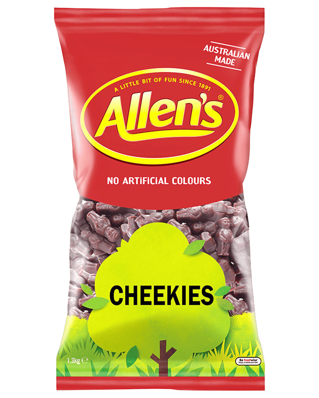 Buy Allen's Cheekies Chocolate Flavoured Chewy Jelly Lolly/candy Sweets ...