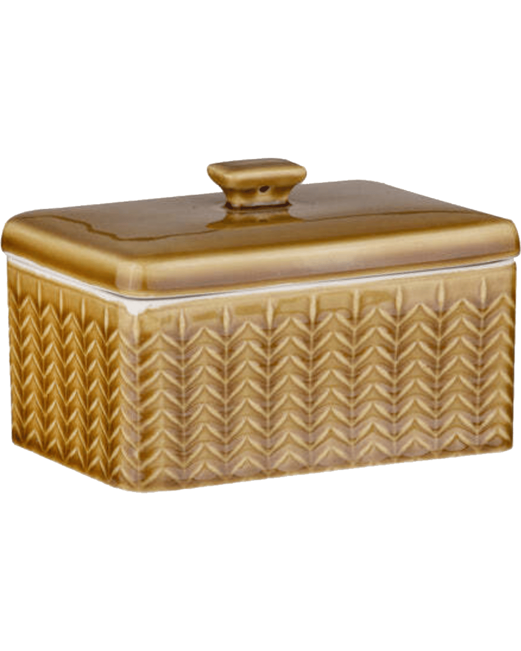 Buy Ladelle Heath Rectangular Porcelain Butter Dish Container W/ Lid ...