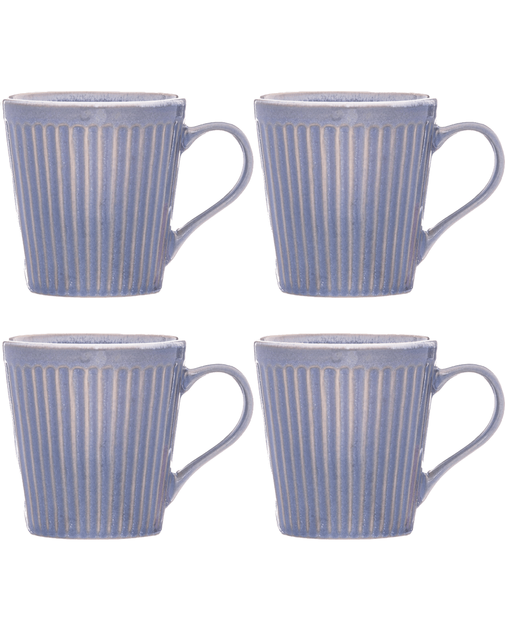 Buy Ladelle Marguerite Stoneware Drink/beverage Mug Set Powder Blue ...