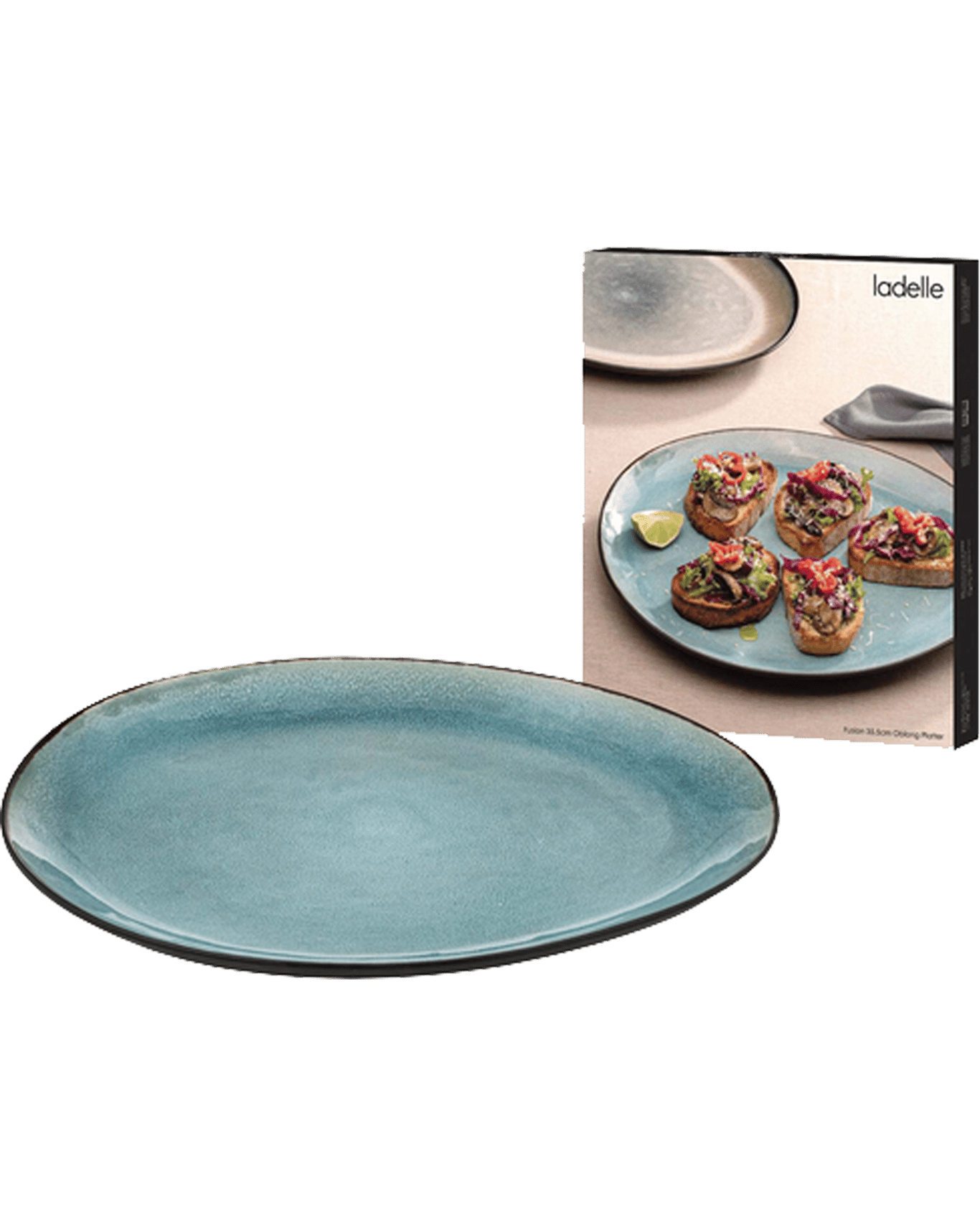 Buy Ladelle Ladelle Fusion Stoneware Oblong Platter/serving Food Plate ...