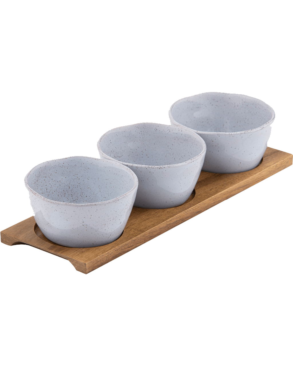 Buy Ladelle Artisan Serving Porcelain Round Bowl & Tray Set Home ...