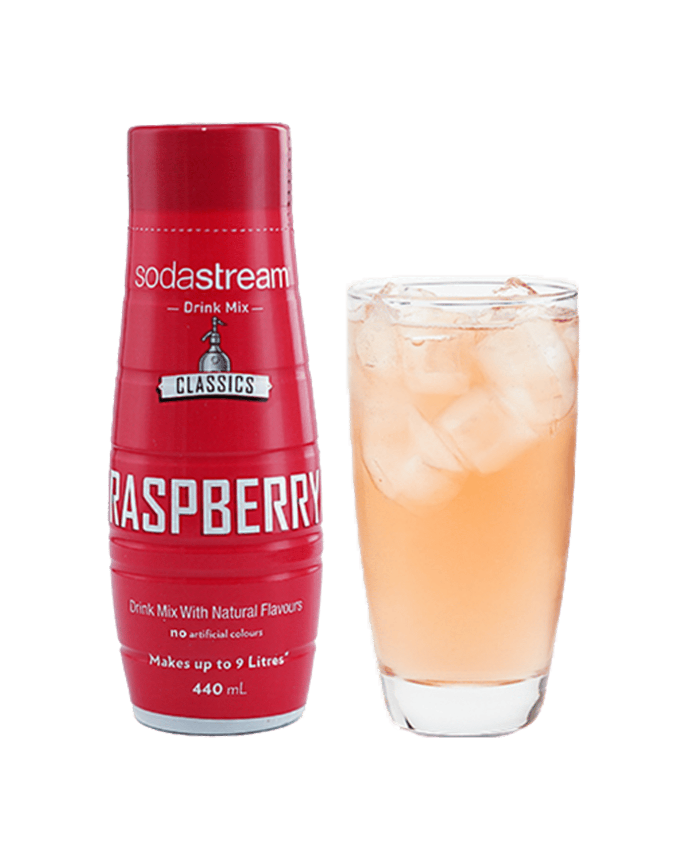 Buy Sodastream Classic Raspberry 440ml Sparkling Water Syrup/sweetened ...