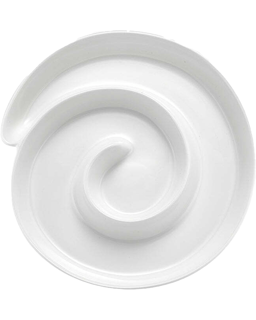 Buy Ladelle Classica Round Porcelain Spiral Serving Platter Food Plate ...
