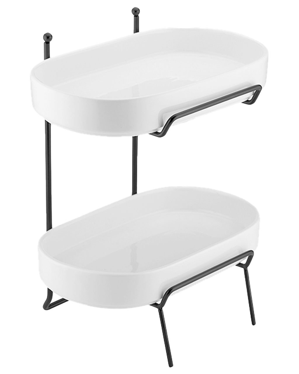 Buy Ladelle Serve & Share 2-layer Serving Tower Porcelain Bowls W ...