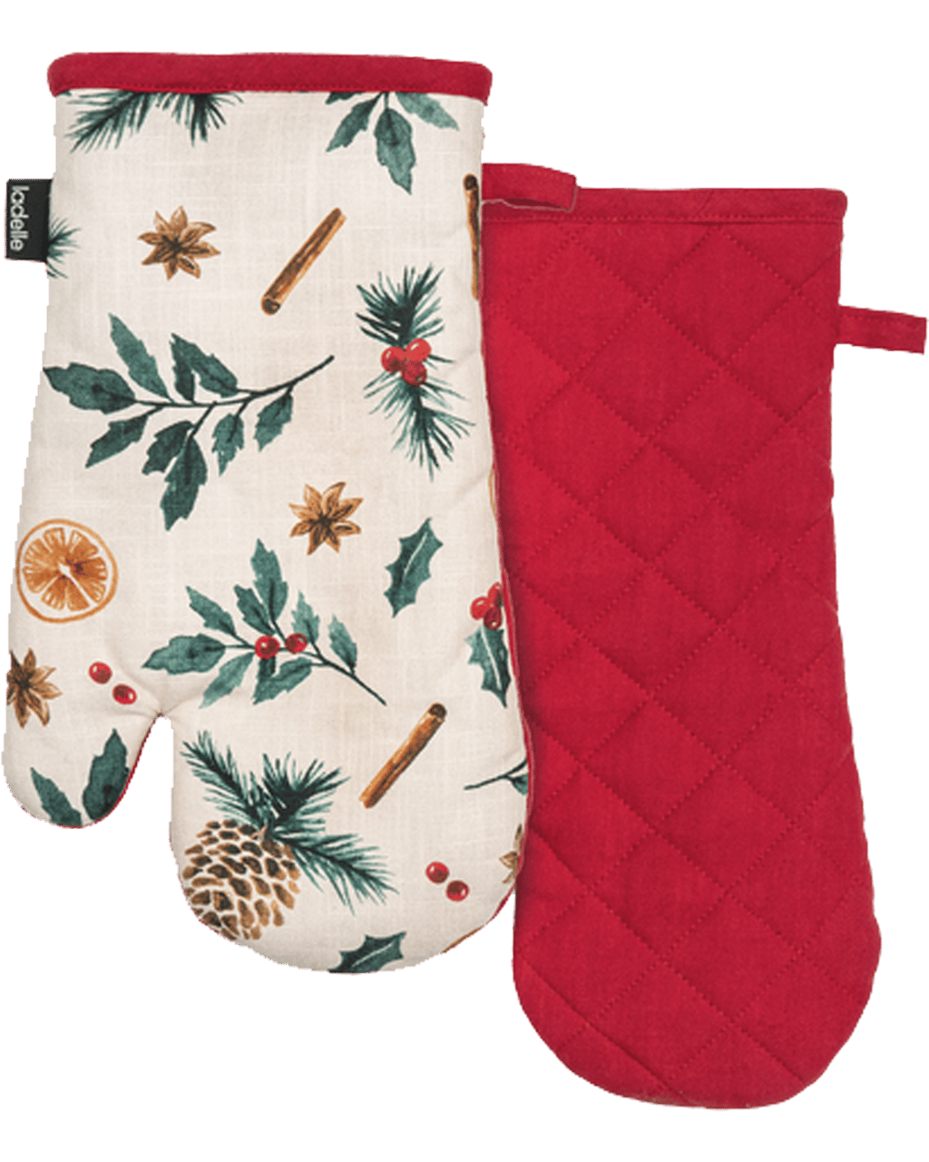 Buy Ladelle 100% Cotton Festive/seasonal Oven Mitt/kitchen Gloves ...