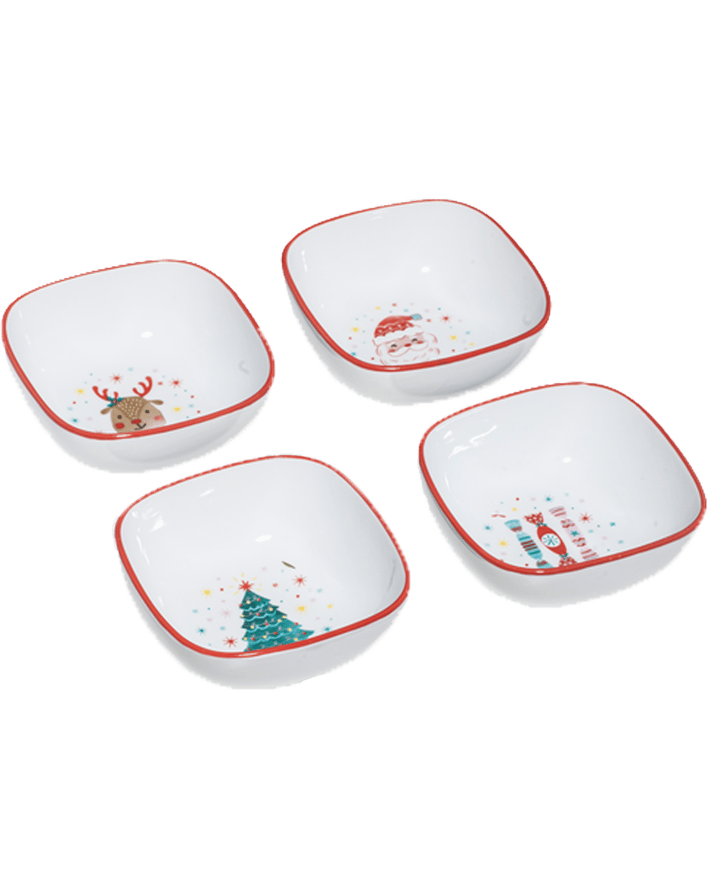 Buy Ladelle Candy Festive Serving/entertaining Porcelain Bowl Set ...