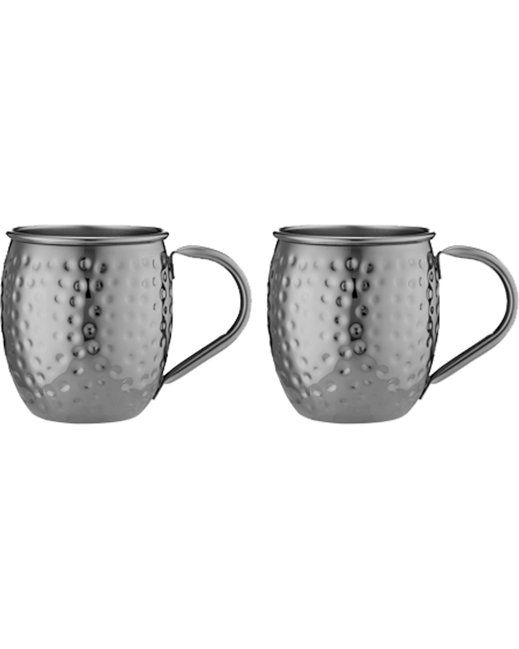 Buy Tempa Spencer Hammered Black Stainless Steel Cold Drinking Mug/cup ...