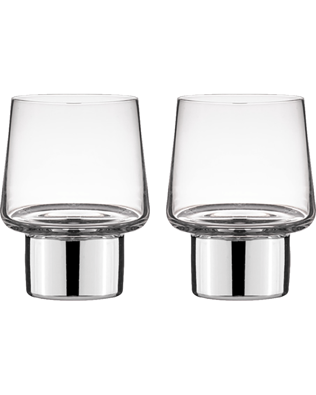 Buy Ladelle Aurora Crystal Clear Footed Glass Tumbler Drink Cup Glasses ...