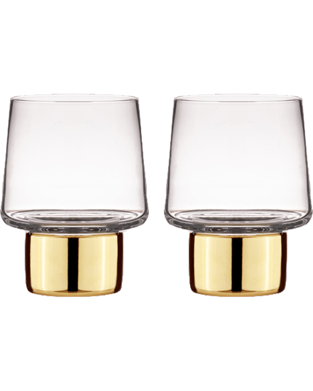 Buy Ladelle Aurora Crystal Clear Footed Glass Tumbler Drink Cup Glasses ...