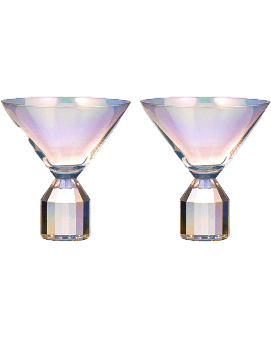 Buy Tempa Ava Crystal Martini Glass Drinkware/glassware Set Opal 265ml ...