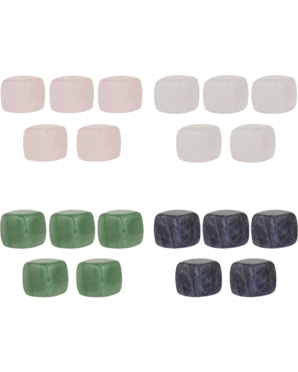 Buy Tempa Leila Cocktail/whiskey Stones Reusable Drink Chillers Blocks ...