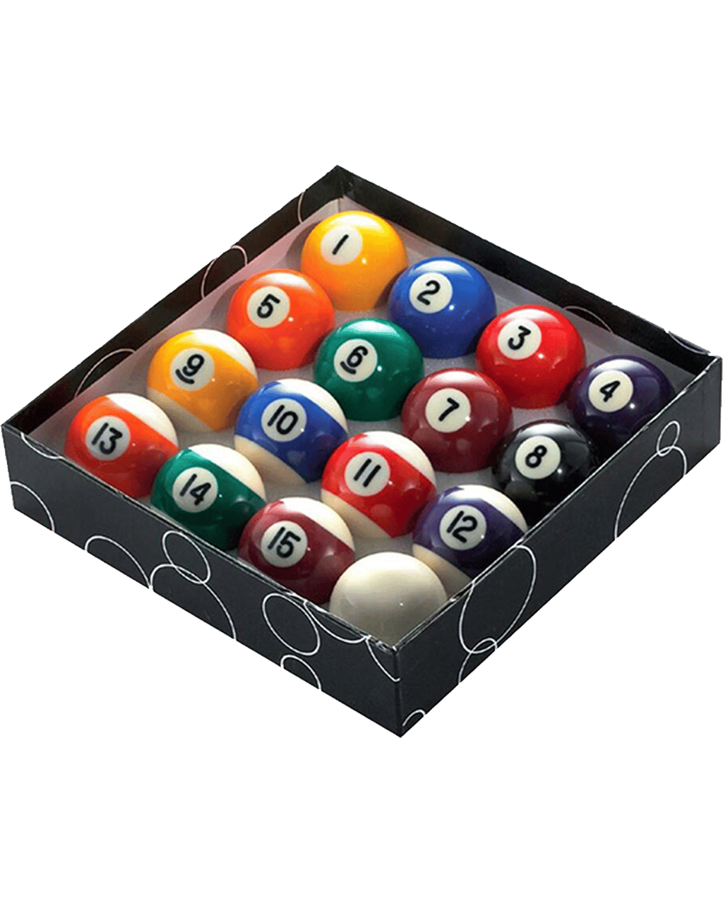 Buy Formula Sports Standard Numbered 1-15 Pool Balls 1 7/8" 2" Boxed ...