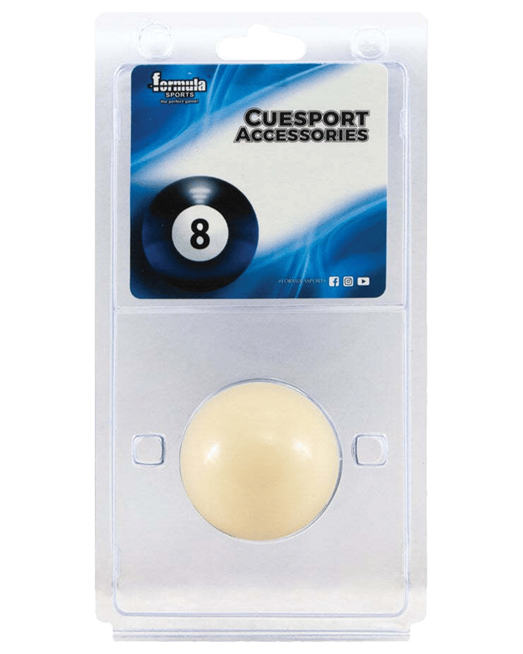 Buy Formula Sports 2" Size Standard Resin White Cue Ball Billiard ...