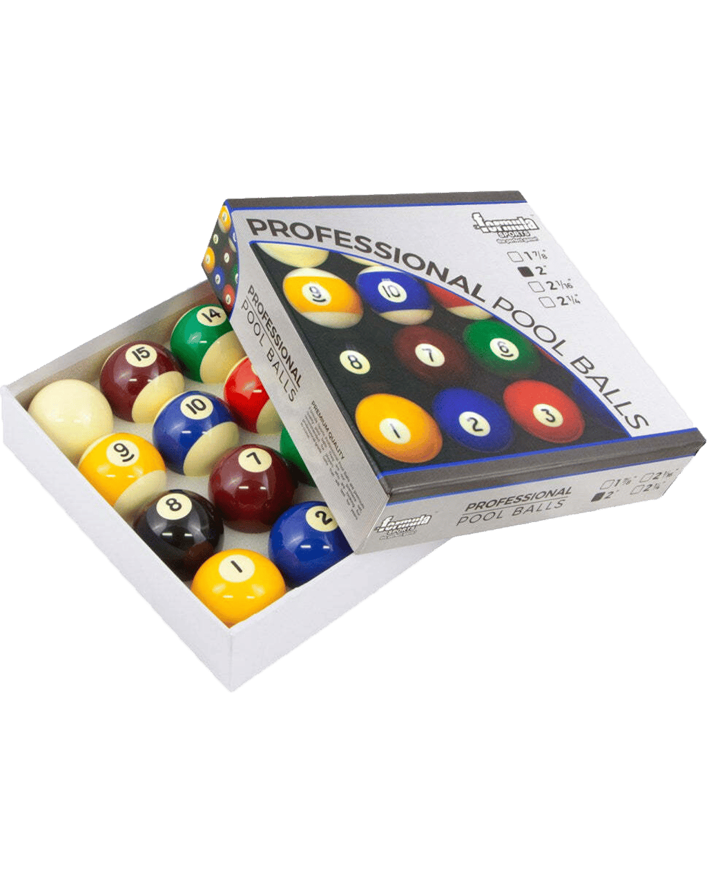 Buy Formula Sports Professional Billiard/snooker Balls 2 1/16" Boxed ...