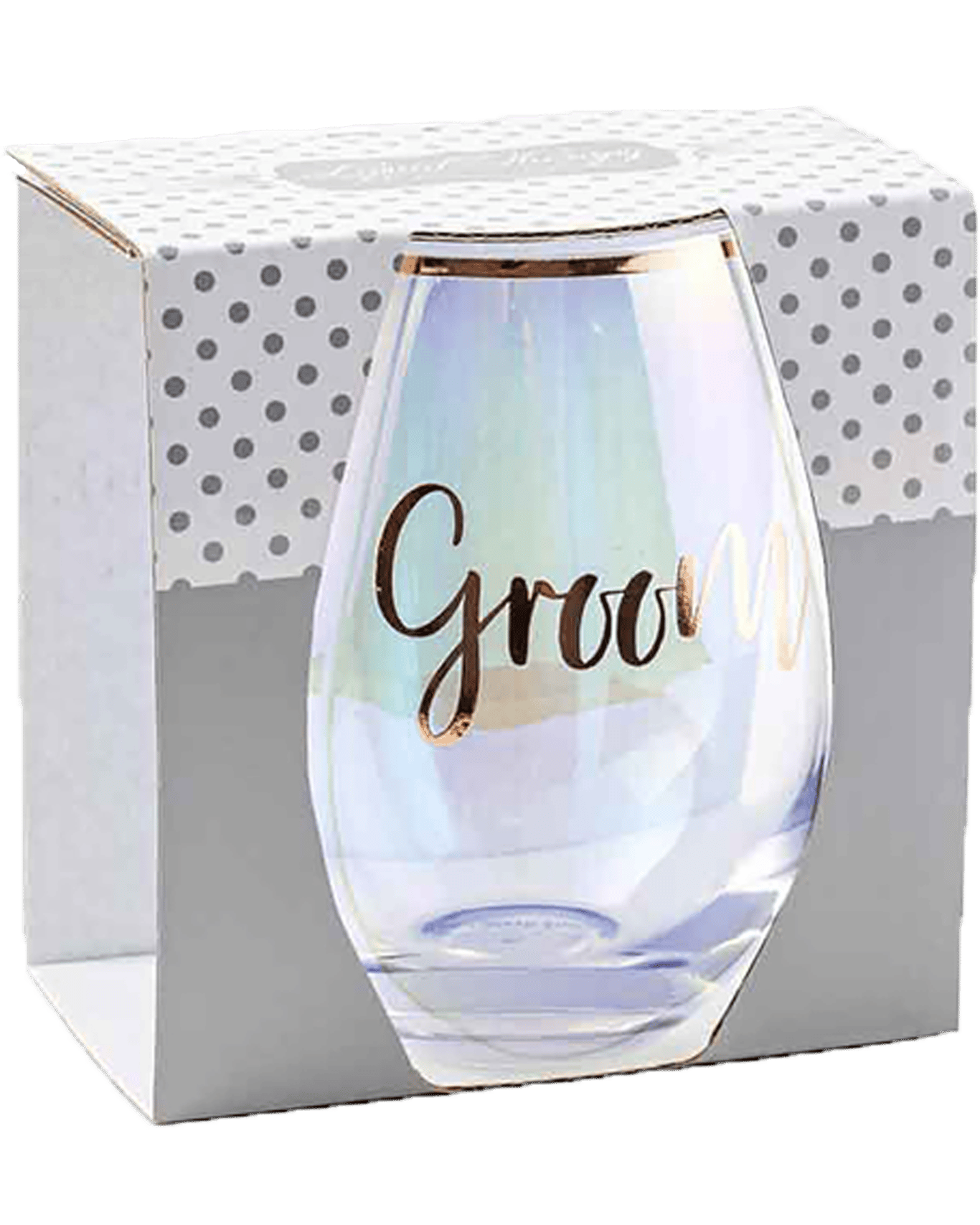 Unbranded Groom Stemless Wine Rose Gold Drinking Cup Novelty ...